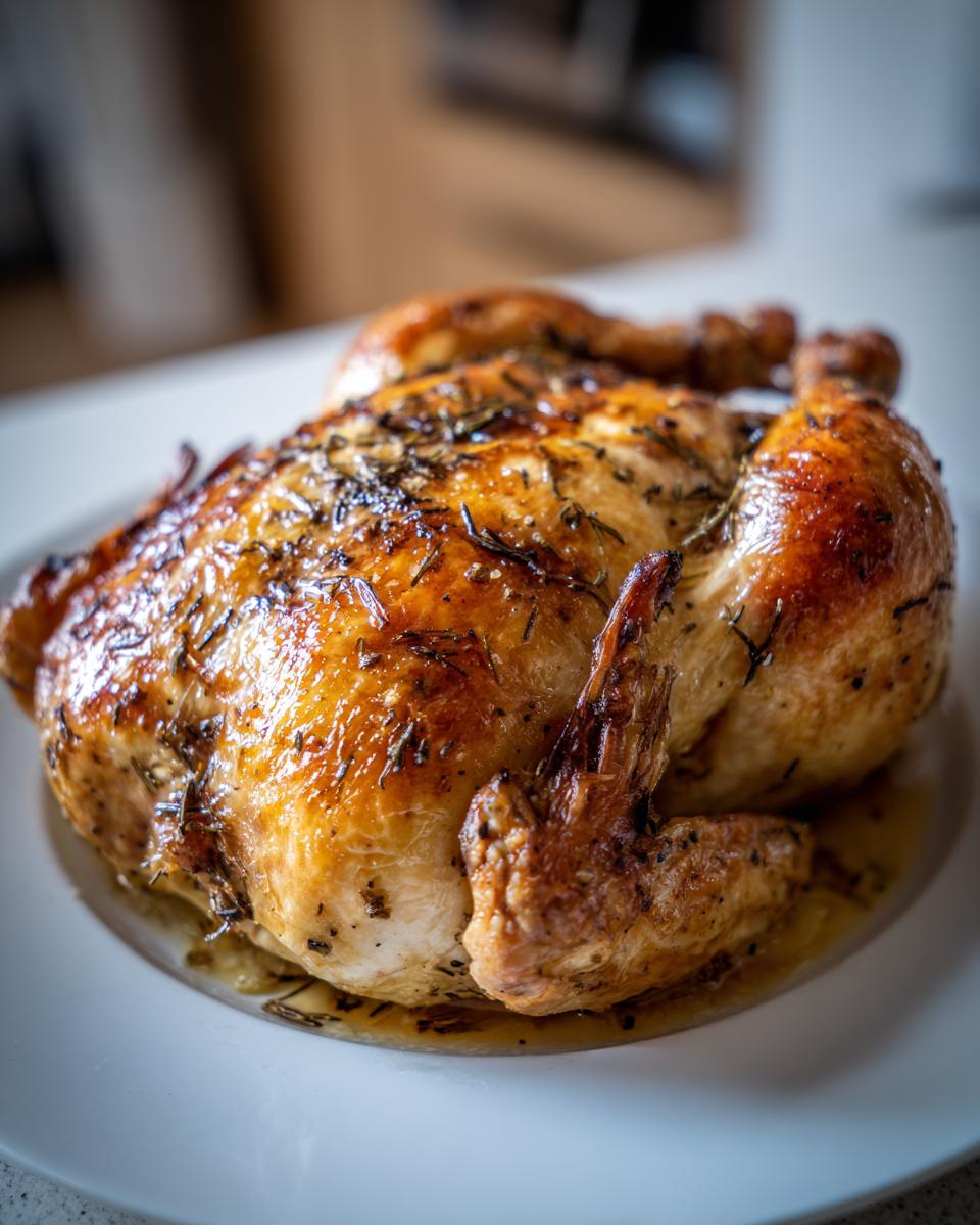 5-Star roasted chicken: Juicy, crispy skin