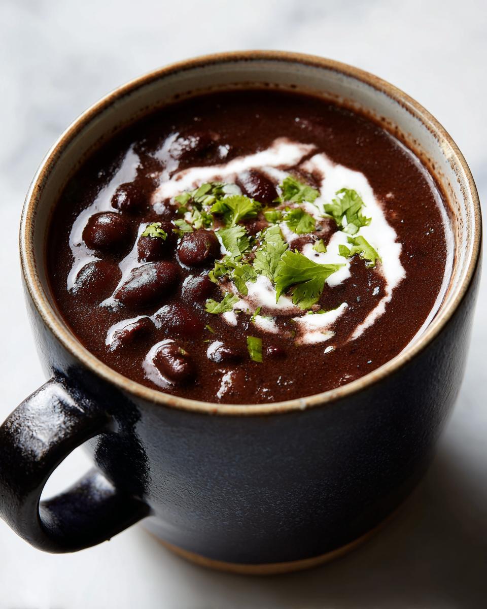 Amazing 35-Min black bean soup Comfort Food